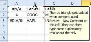 Excel What Do All The Triangles Mean Excel Articles