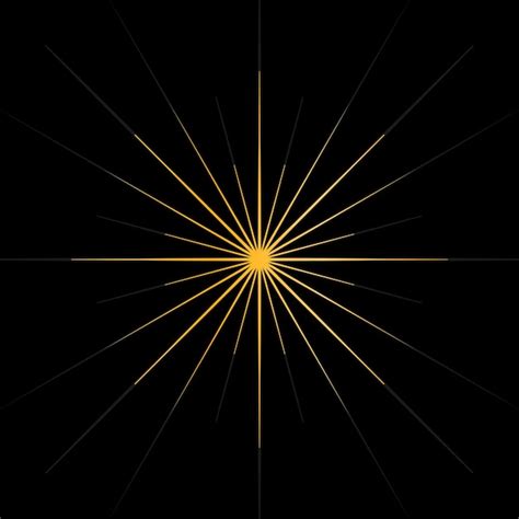 Premium Vector Simple Circle Sunburst Vector Illustration