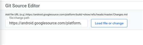 git source editor android open source project