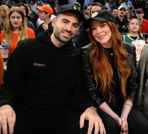 Lindsay Lohan And Husband Bader Shammas Have The Cutest Courtside Date