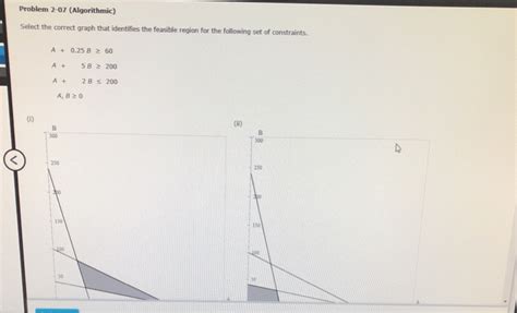 solved problem 2 07 algorithmic select the correct graph