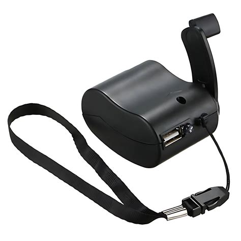 Generic Hand Crank Charger Manual Generator Mobile Phone Emergency Charger Usb