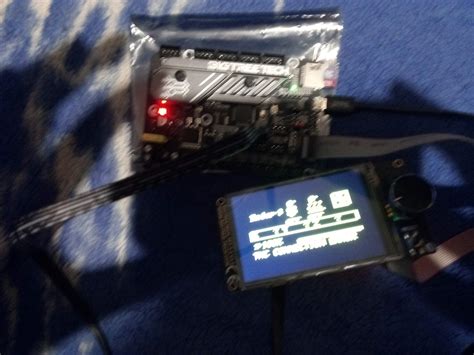 Bug Skr Mini E3 V3 With Btt Tft50 V30 No Printer Attached In Touchscreen Mode And Black