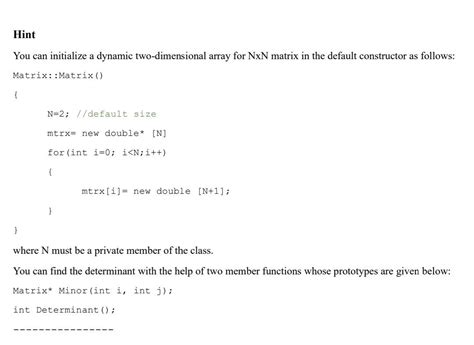 Solved In This Project We Require You To Create A Matrix Chegg