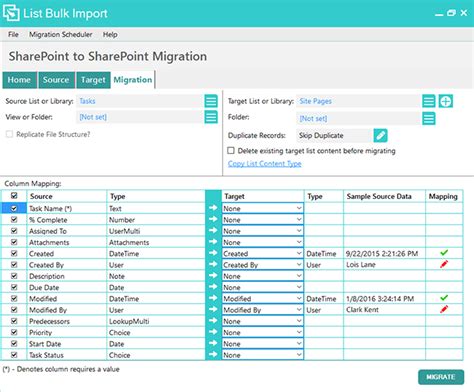 sharepoint list bulk import bamboo solutions web parts