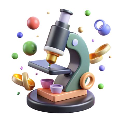 Elegant Rustic Environmental Science Laboratory Microscope Cutout