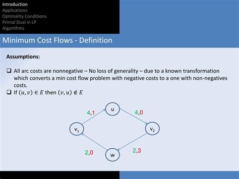 PPT Minimum Cost Flows Introduction And Basic Algorithms PowerPoint Presentation ID