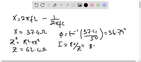 Solved A Series Rlc Circuit Consists Of A 50 Ωresistor A 3 3 Mh Inductor And A 480 Nf