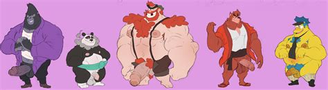 Rule 34 Anthro Balls Bara Bear Bear Body Type Beard Big Daddy Sing Boner Chief Wiggum