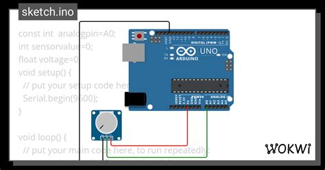 Potentiometer Wokwi ESP STM Arduino Simulator