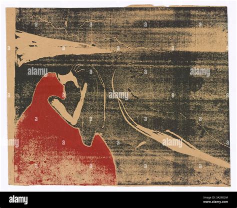 Melancholy Ii By Edvard Munch Features A Solitary Figure Sitting With