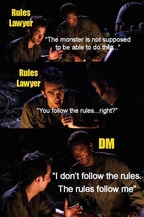 You Never Go Full Rules Lawyer Rdndmemes Dungeons And Dragons
