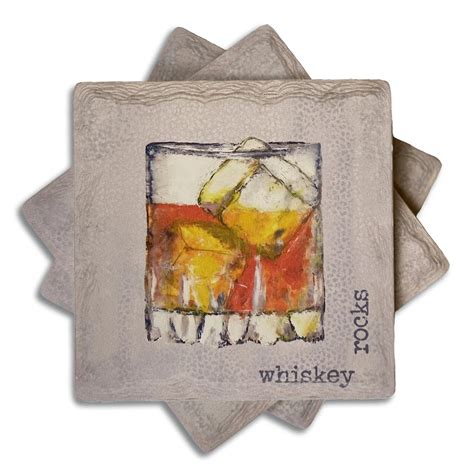 Whiskey Coaster S4 Fig Modern