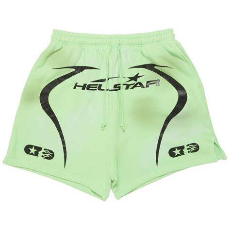 Buy Hellstar Warm Up Shorts Neon Green Hs01sho001 Neon Goat