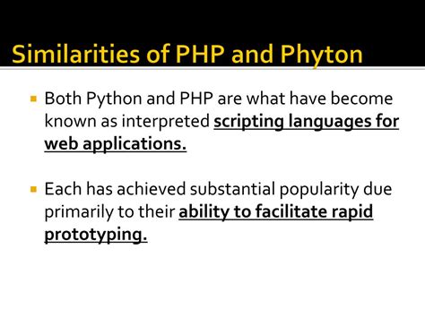 PPT PHP Vs Phyton PowerPoint Presentation Free Download ID