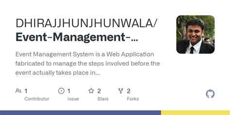 GitHub DHIRAJJHUNJHUNWALA Event Management System Event Management System Is A Web