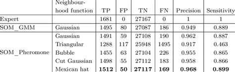 Influence Of The Neighbourhood Function On The Classification Accuracy