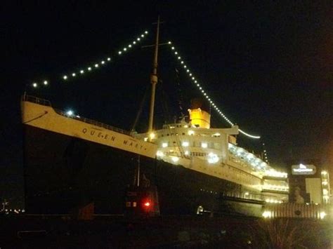 Qm At Night Picture Of The Queen Mary Long Beach Tripadvisor