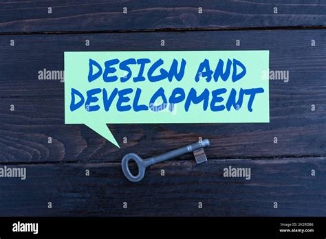 Text Showing Inspiration Design And Development Internet Concept
