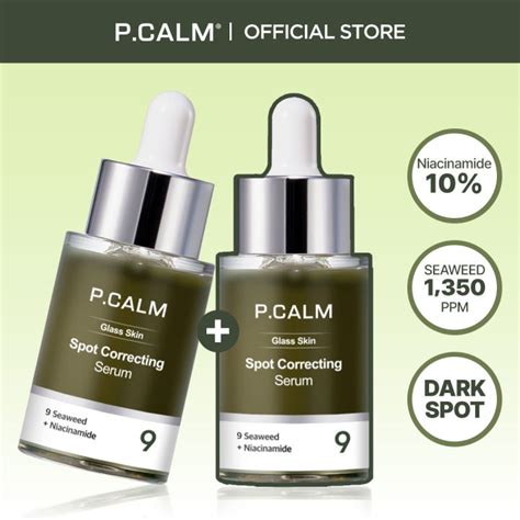 Pcalm 9 Types Of Seaweed Extract And Niacinamide Spot Correcting Serum