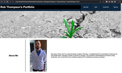 Github Rob Thompson Gitportfolio