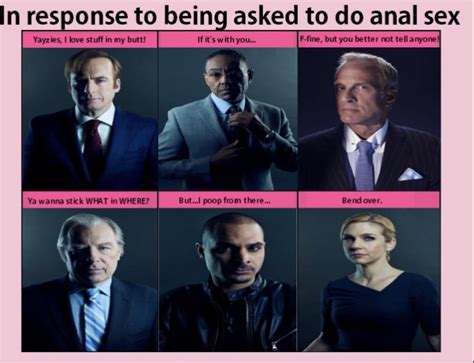 In Response To Being Asked To Do Anal Sex Rokbuddychicanery