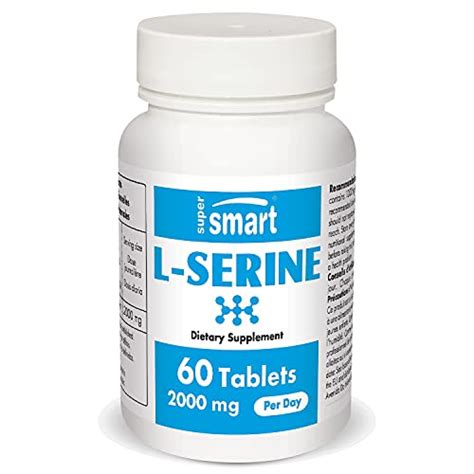 Supersmart L Serine Supplement 2000mg Per Day Easy To Take Amino
