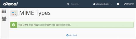 How To Add And Delete A Mime Type Extension Via Cpanel Server