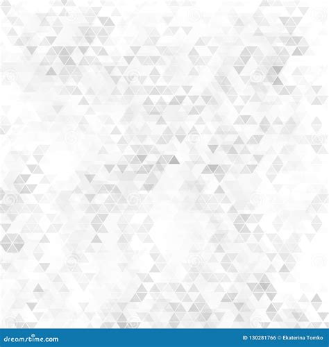 Abstract Seamless Grey Triangular Geometric Shape Background Stock Vector Illustration Of