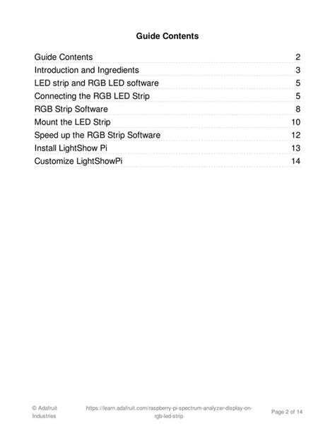 Raspberry Pi Spectrum Analyzer Display On Rgb Led Strip PDF Digital Audio Computer