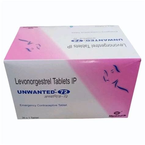 Unwanted 72 Levonorgestrel Tablets Packaging Type Box At ₹ 91strip