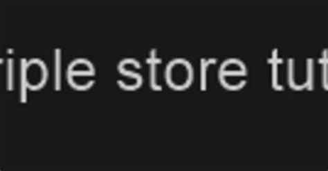 Rdf Triple Store Tutorial Imgur