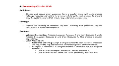 Deadlockprevention In Process Management Pptx