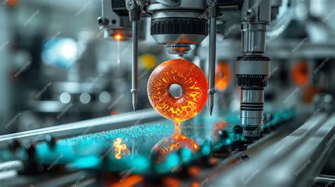premium photo bioengineered 3d printer produces a human eye genetic