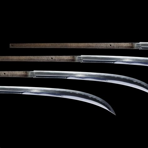 Antique Japanese Naginata Signed By Hiroshige For Sale Samurai Museum