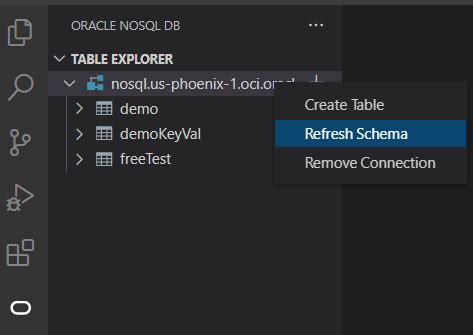 Managing Tables Using Visual Studio Code Extension