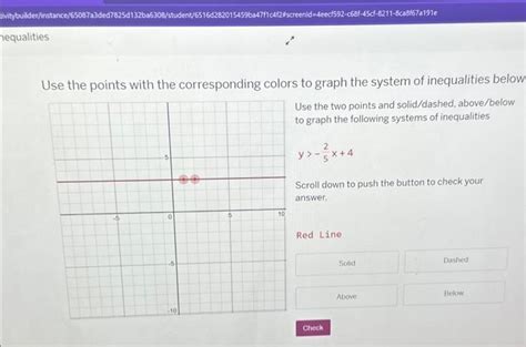 Solved Use The Points With The Corresponding Colors To Graph Chegg