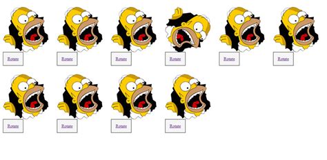 Javascript Rotate Single Image In Array Of Images Using Jquery