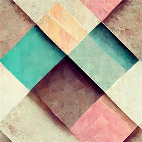 Premium Photo Seamless Pattern Abstract Triangular Shapes Ai Generative