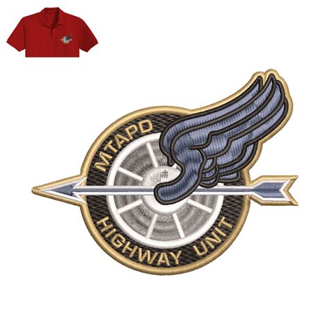 Mtapd Highway Unit Embroidery Logo Embroidery Logo Near Me