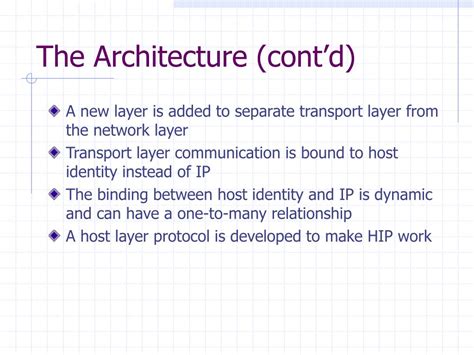Ppt Host Identity Protocol Powerpoint Presentation Free Download