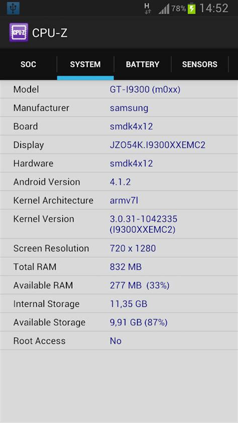 CPU Z Android V Apk