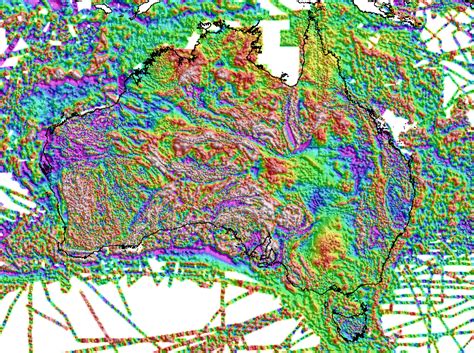 Magnetic Anomaly Of Australia From Ship Track Data Offshore And Download Scientific Diagram