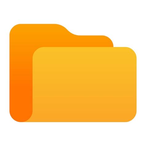 Premium Vector File Folder Icon Vector