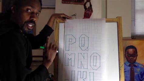 How To Draw Block Letters Part YouTube