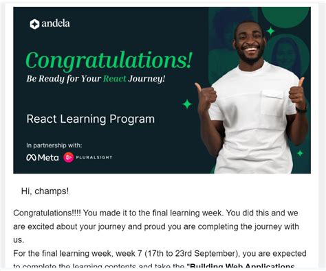 Mojisola Aramide On Linkedin Andela Pluralsight React Webdevelopment Learningjourney