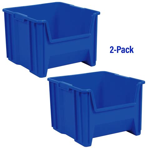 Akro Mils Storage Bins 13018 Large Stackable Heavy Duty Containers