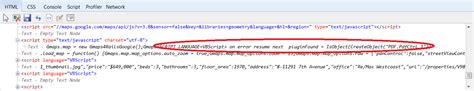 Internet Explorer Ie Injects Vbscript Tags In The Middle Of Rendering