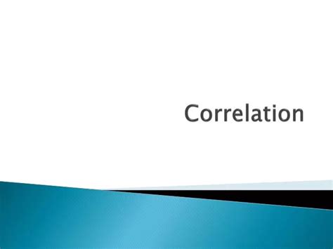 PPT Correlation PowerPoint Presentation Free Download ID 7096617