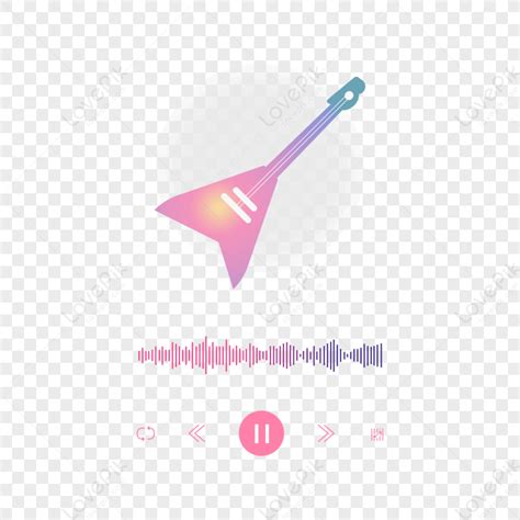 음악 일러스트 플레이어 일렉트릭 기타 아이콘입니다노래 듣기다음 버튼 Png 일러스트 무료 다운로드 Lovepik